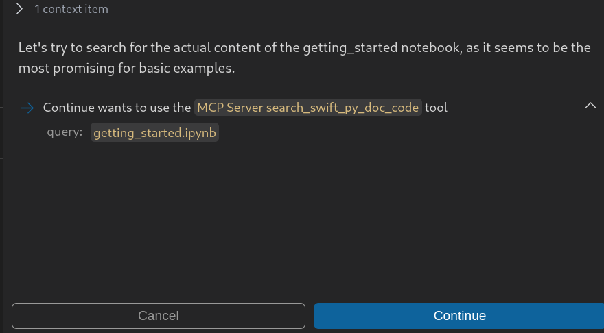 gitmcp in Continue.dev – J-M’s ‘lab notebook’